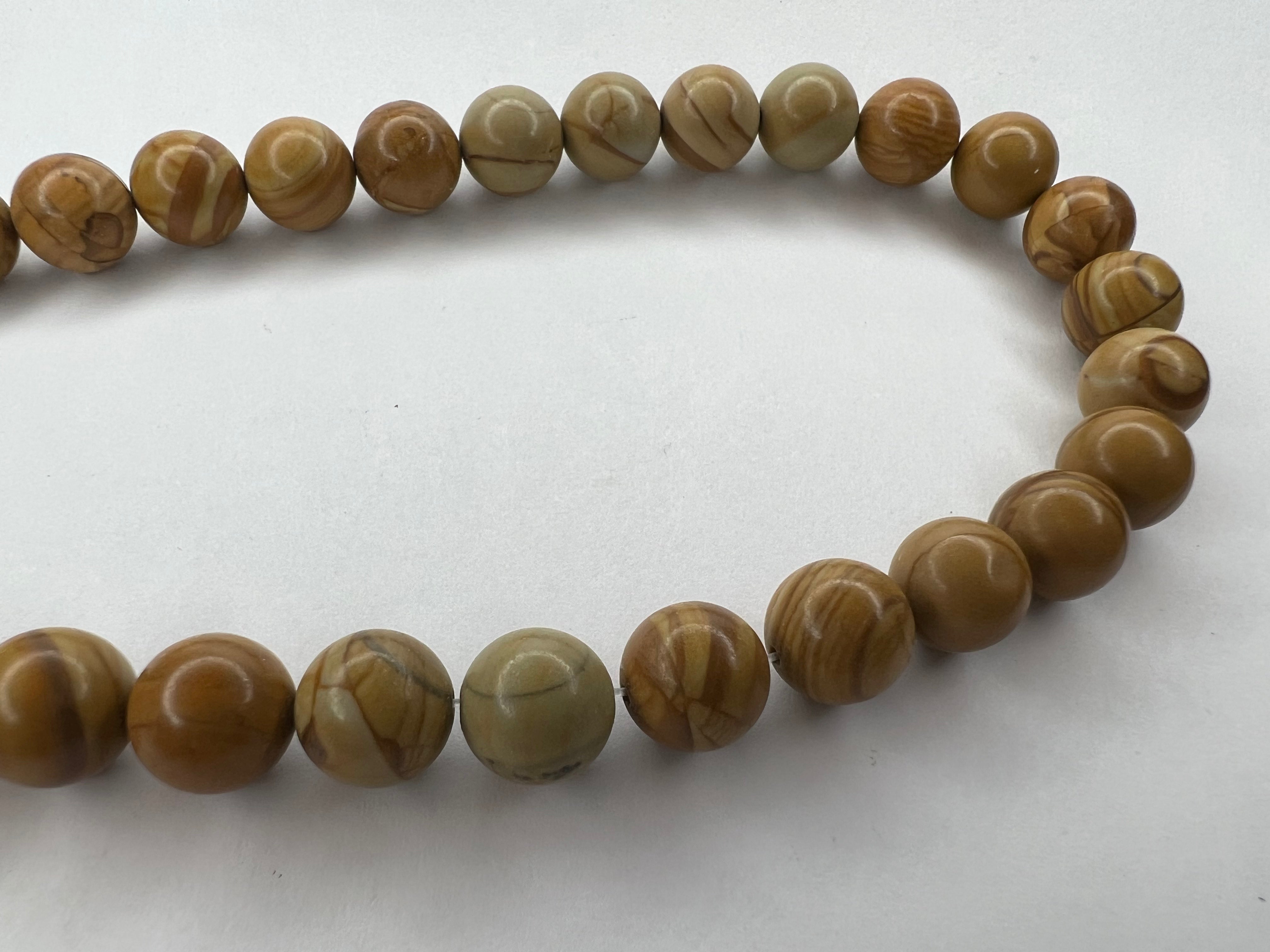Faux Tan Wood 10MM – Beads By Jai